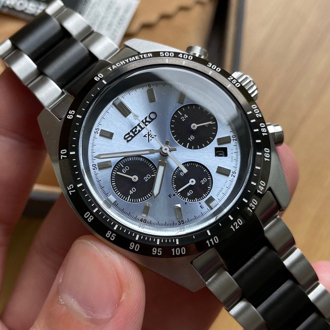 Seiko Prospex - Speedtimer - SBDL093 JDM Ice Blue Panda - Solar ...