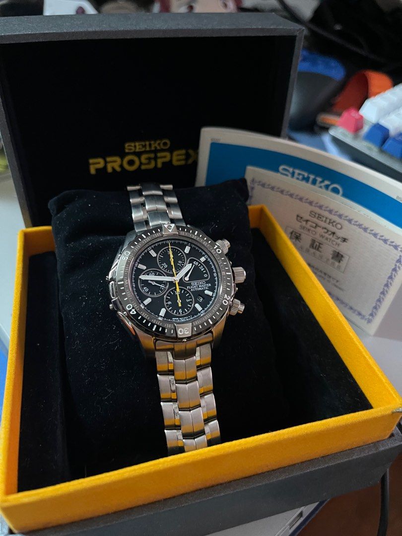 Seiko SBDS001 Flight Master, Luxury, Watches on Carousell