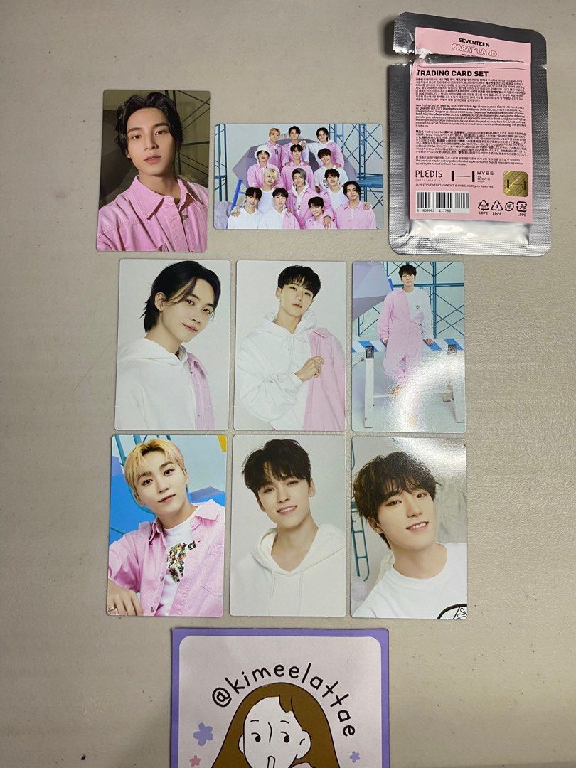 SEVENTEEN SVT 2023 CARATLAND TRADING CARD SET - MINGYU SET, Hobbies & Toys, Memorabilia ...