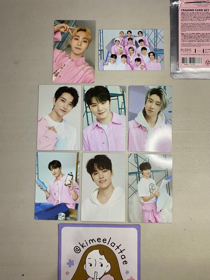 SEVENTEEN SVT 2023 CARATLAND TRADING CARD SET - SEUNGKWAN SET, Hobbies & Toys, Memorabilia ...
