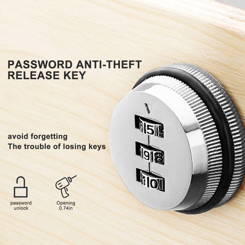 SG HDB Condo Mailbox Lock Mechanical Mail Letter Box Lock Keyless ...