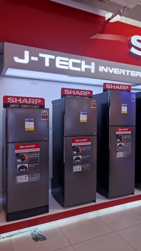 SHARP TWO DOOR INVERTER REFRIGERATOR, TV & Home Appliances, Kitchen ...