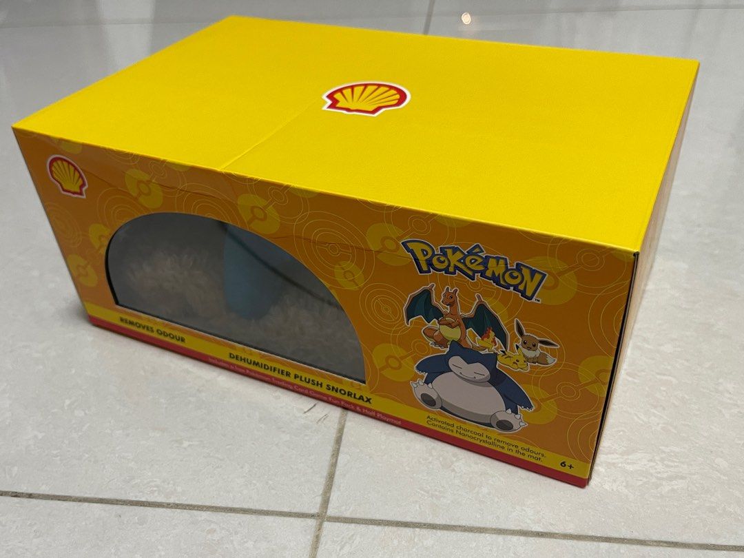 SHELL X POKEMON dehumidifier plushies snorlax, Hobbies & Toys, Toys ...