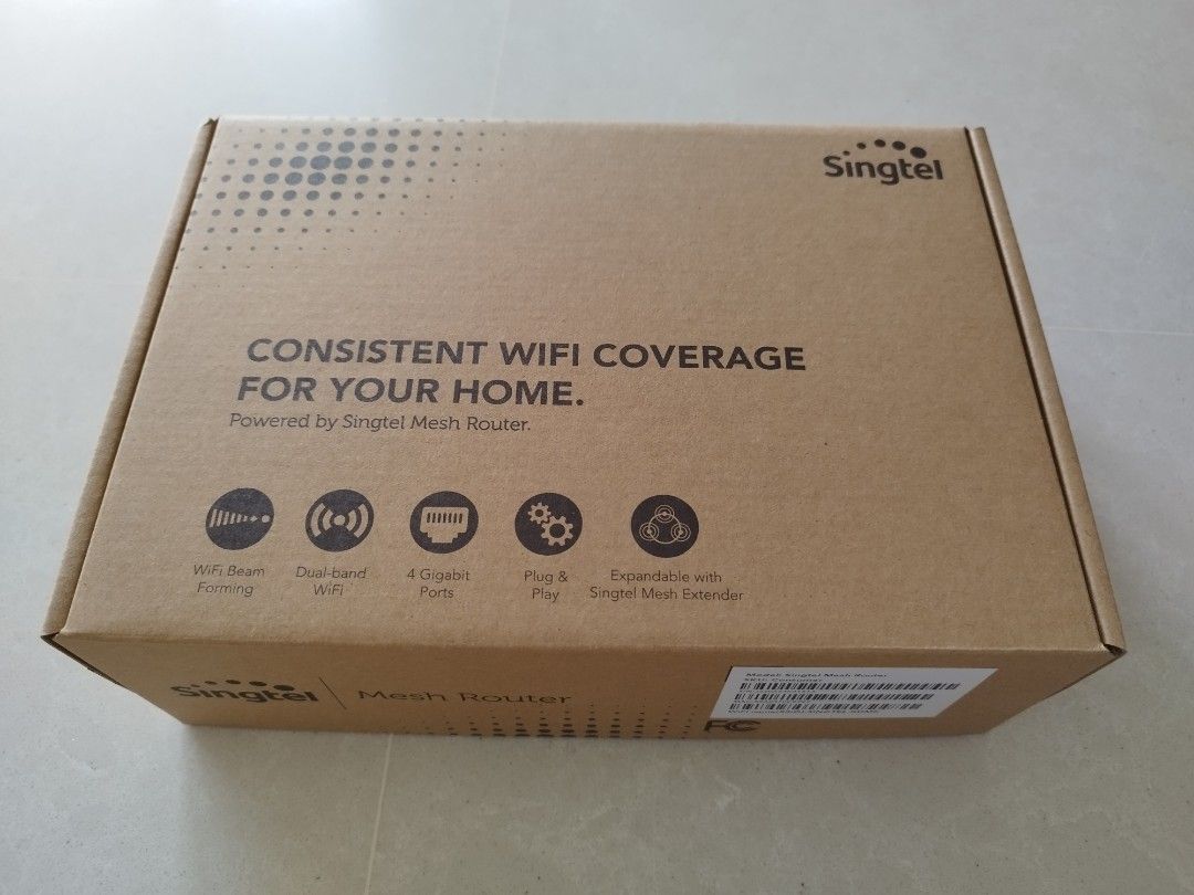 Singtel Mesh Router, Computers & Tech, Parts & Accessories, Networking ...