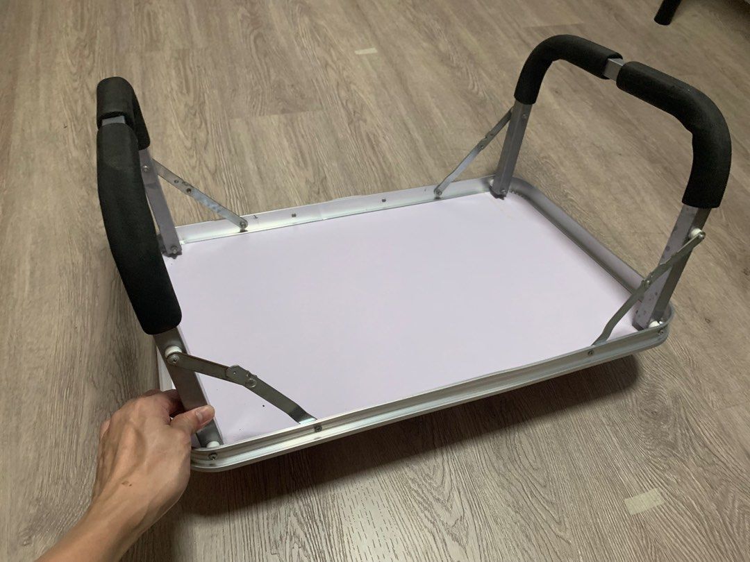Small foldable table / lap table, Furniture & Home Living, Furniture ...