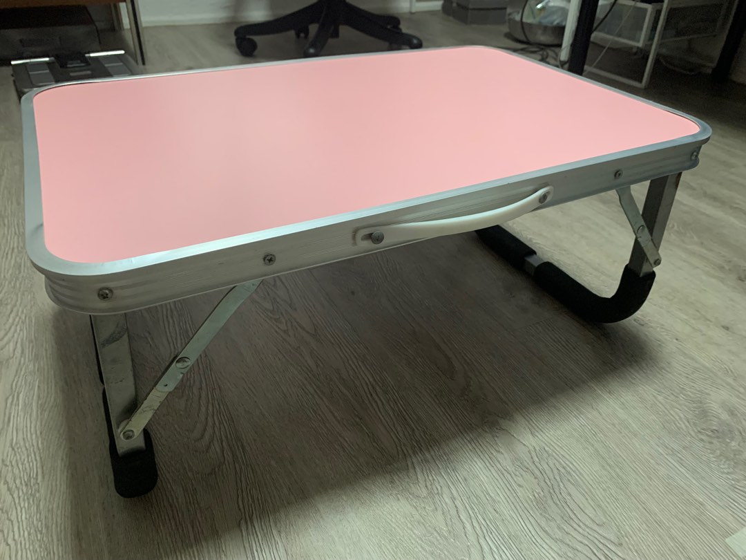 Small foldable table / lap table, Furniture & Home Living, Furniture ...