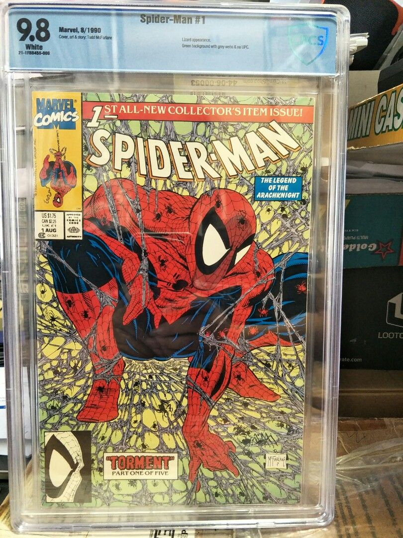 Spider-Man #1 Graded 9.8, Hobbies & Toys, Books & Magazines, Comics ...