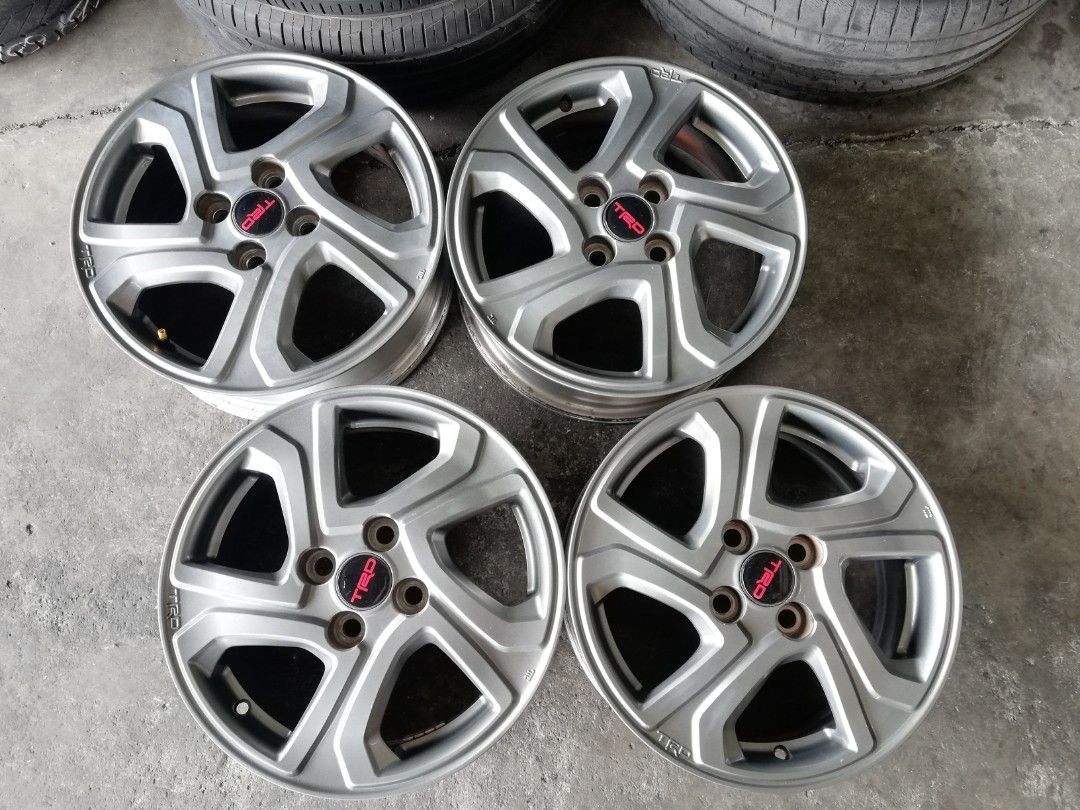 Sport rim TRD original 15 Toyota, Auto Accessories on Carousell