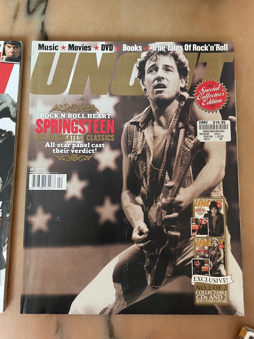 Springsteen, Clapton, Dylan, Young magazine, Hobbies & Toys, Music ...