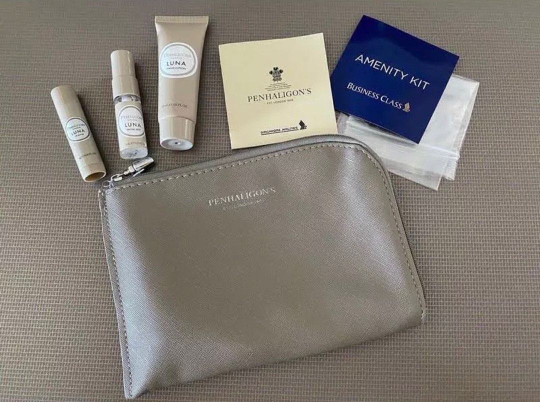 SQ Business class amenity kit, Hobbies & Toys, Travel, Travel ...
