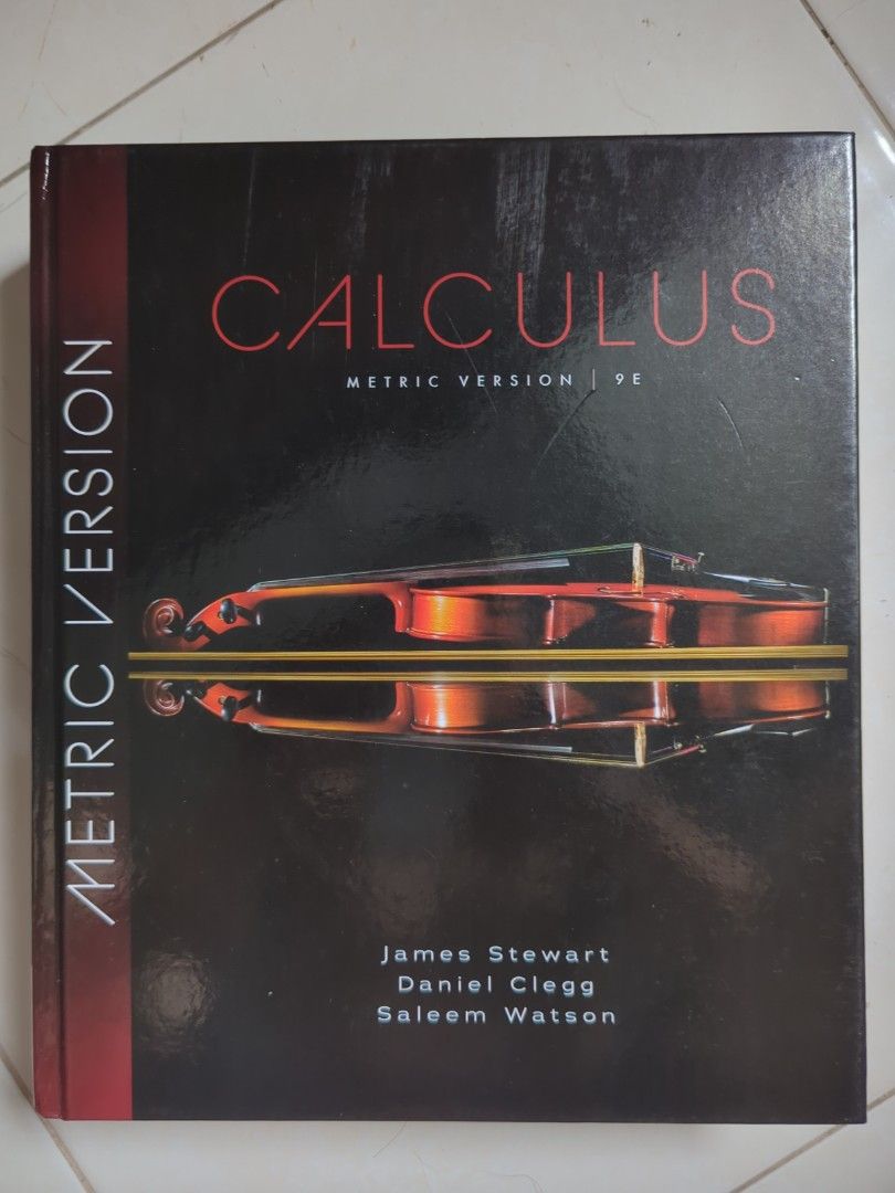 Stewart Calculus 9th Edition Metric Version, Hobbies & Toys, Books ...