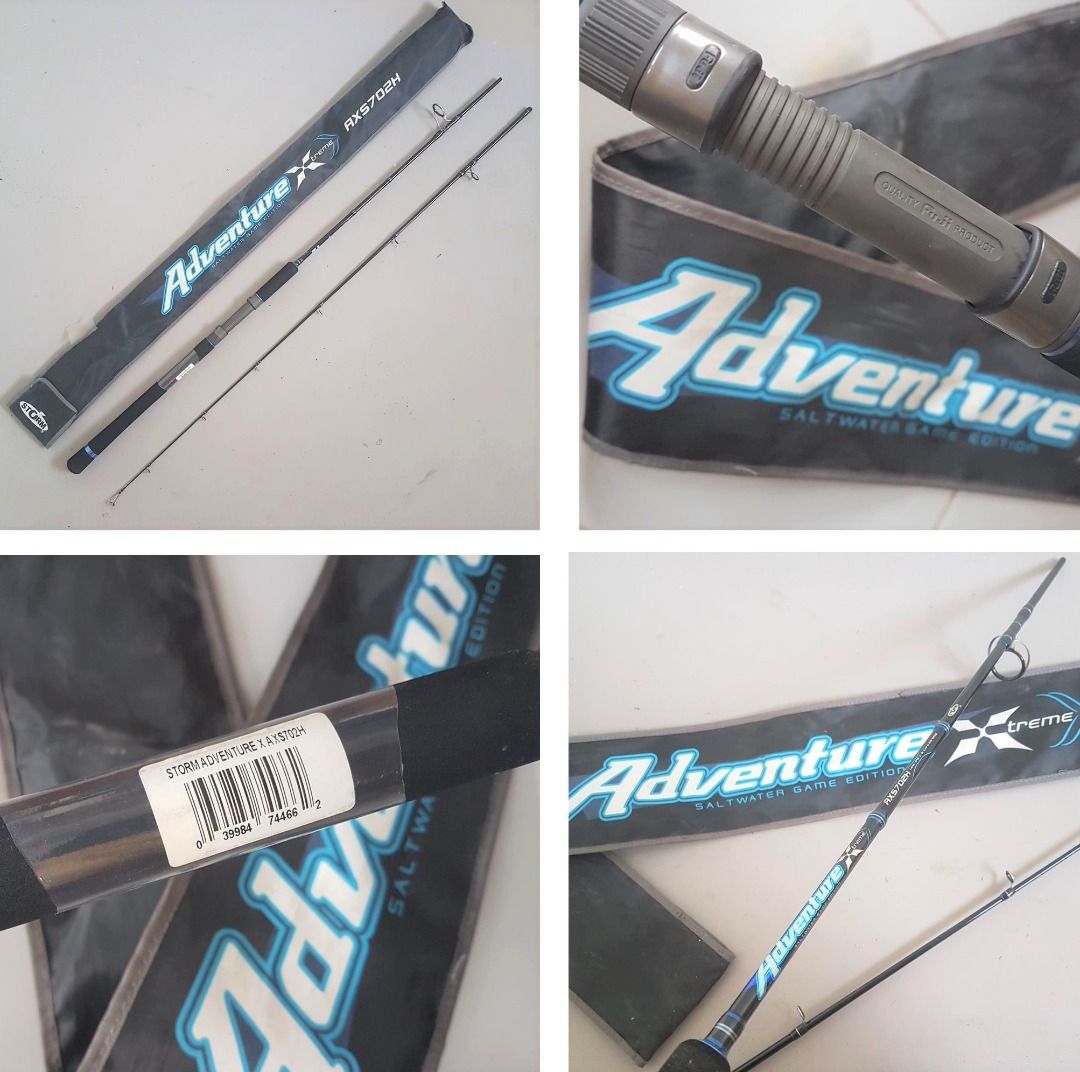 Storm Spinning Rod, Adventure Xtreme AXS702H, Saltwater Game Edition ...