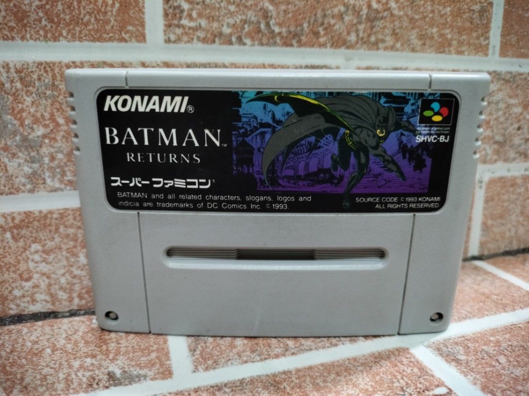 Super famicom game Batman returns, Video Gaming, Video Games, Nintendo ...