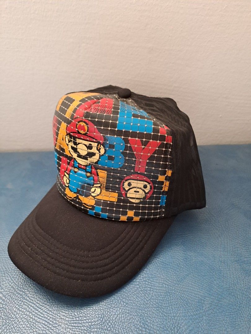 Super Mario Snapback Cap, Men's Fashion, Watches & Accessories, Caps ...