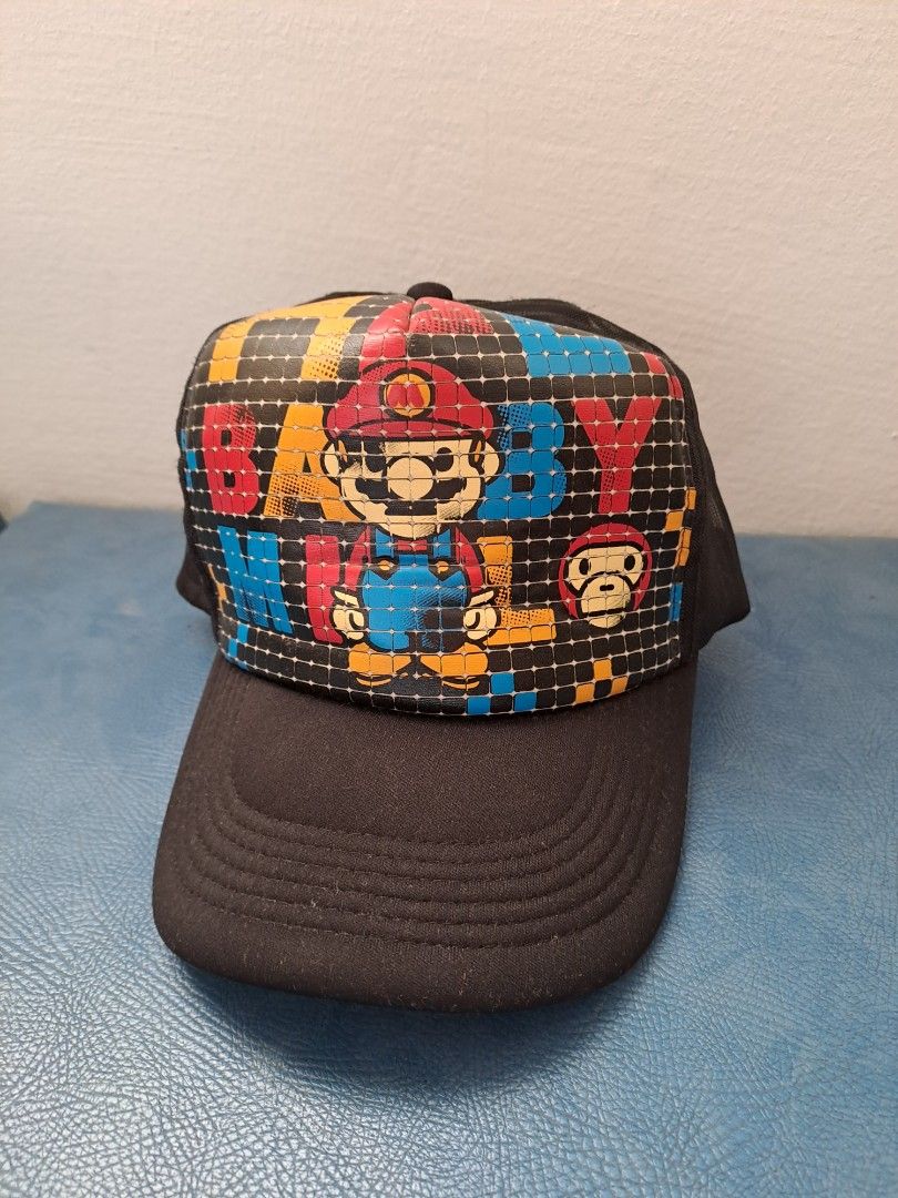 Super Mario Snapback Cap, Men's Fashion, Watches & Accessories, Caps ...