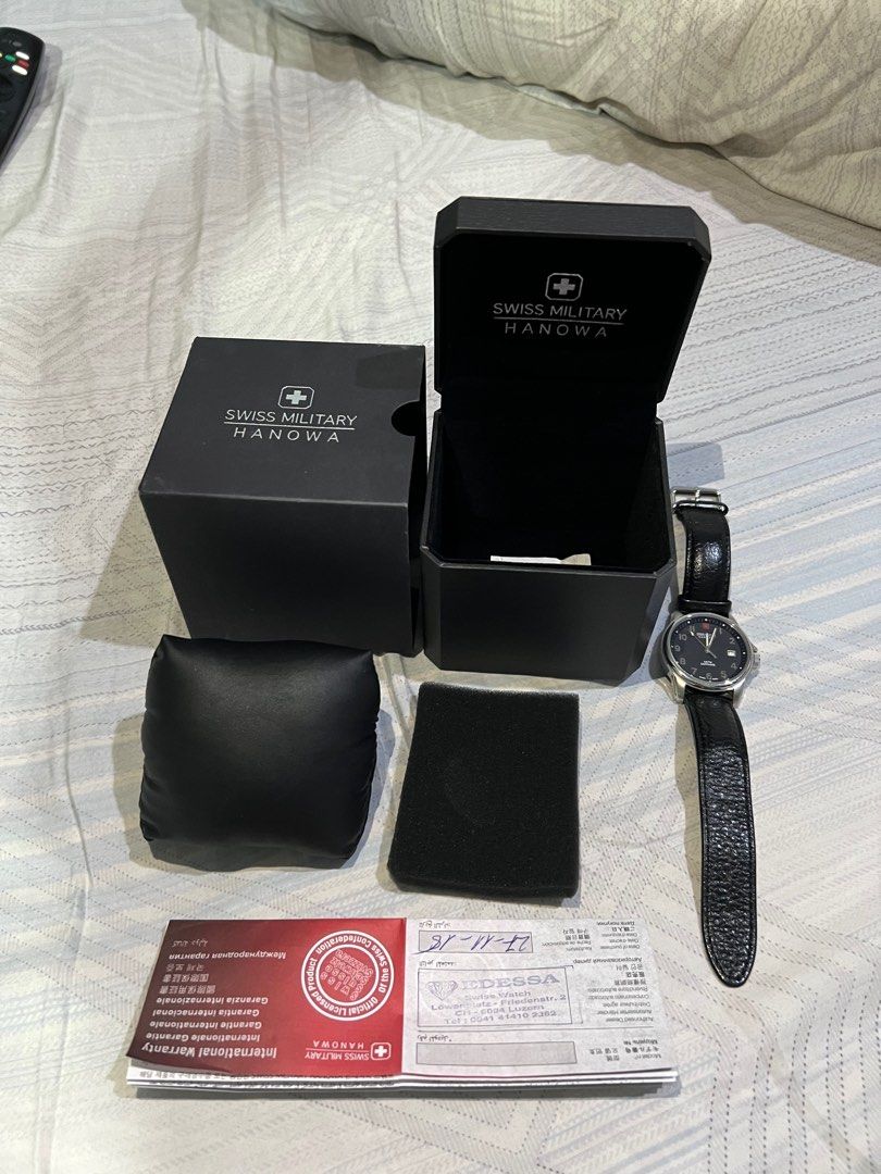 Jam Tangan Swiss Military Hanowa, Barang Mewah, Jam Tangan di Carousell