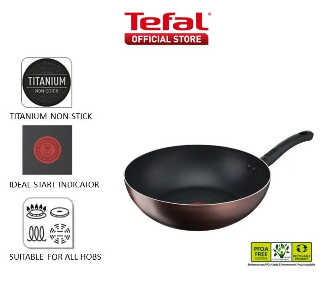 Tefal day by day wokpan 26cm, Furniture & Home Living, Kitchenware & Tableware, Cookware ...