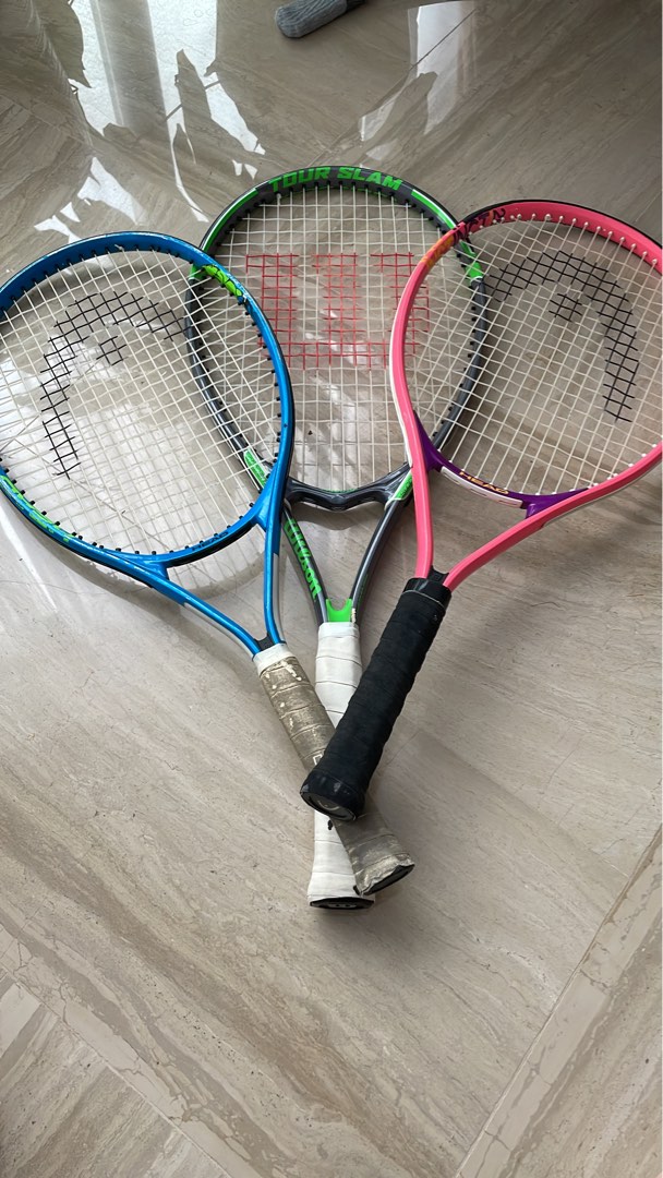 Tennis Rackets. Junior and adult, Sports Equipment, Sports & Games ...