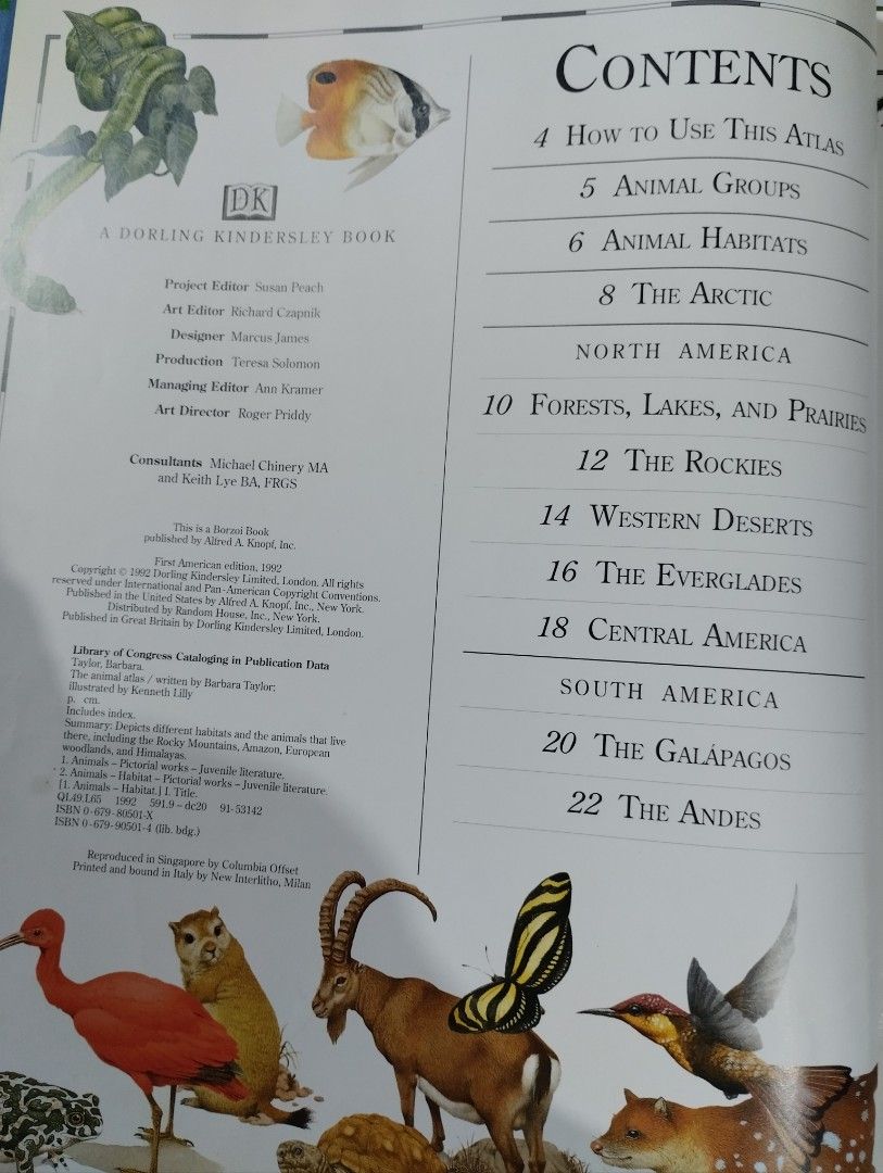 The Animal Atlas - written by Barbara Taylor & illustrated by Kenneth ...