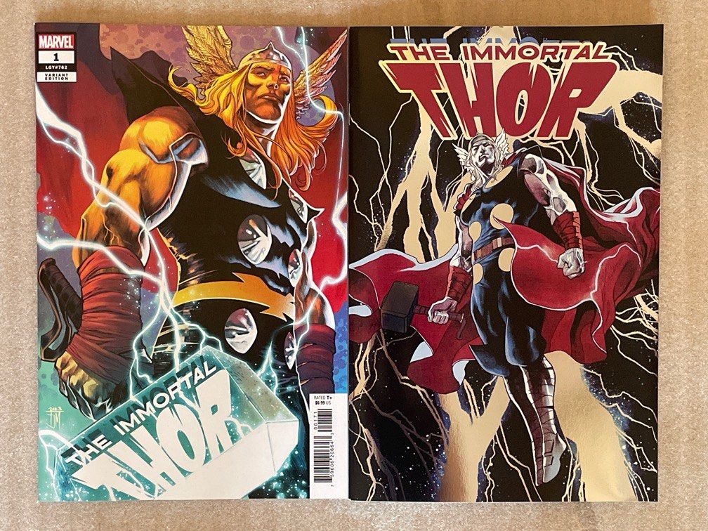 The Immortal Thor #1 Variant & Foil Variant, Hobbies & Toys, Books ...