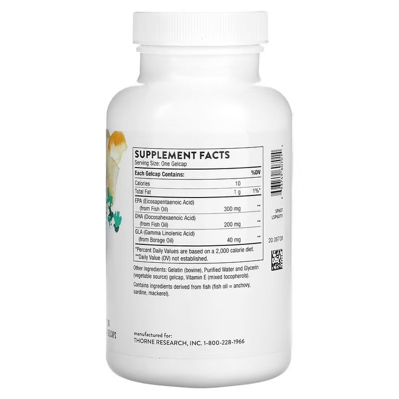 Thorne, Omega Plus, 90 Gelcaps, Health & Nutrition, Health Supplements ...