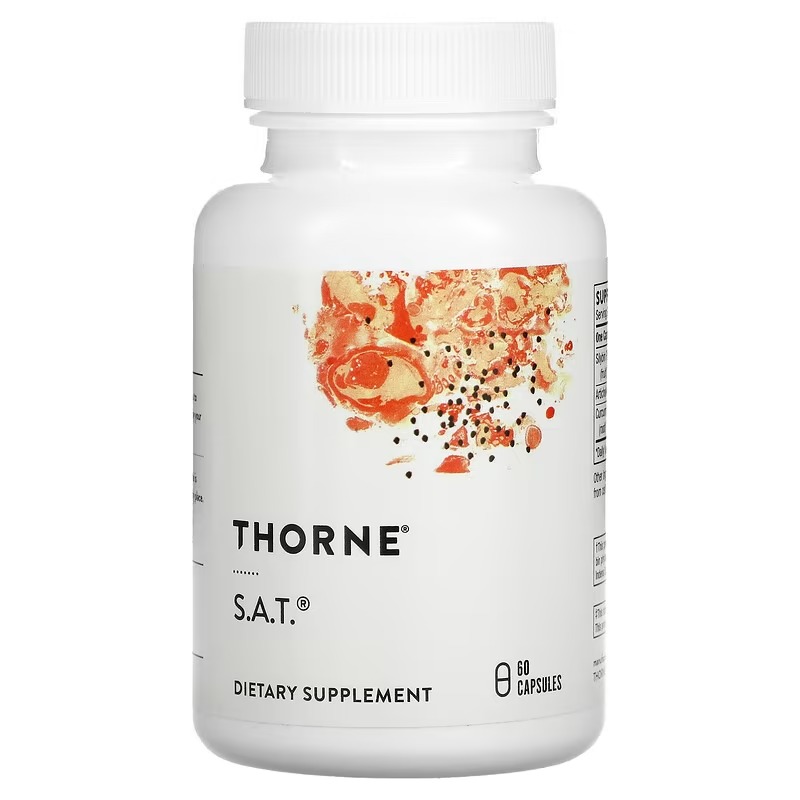 Thorne, S.A.T., 60 Capsules, Health & Nutrition, Health Supplements ...