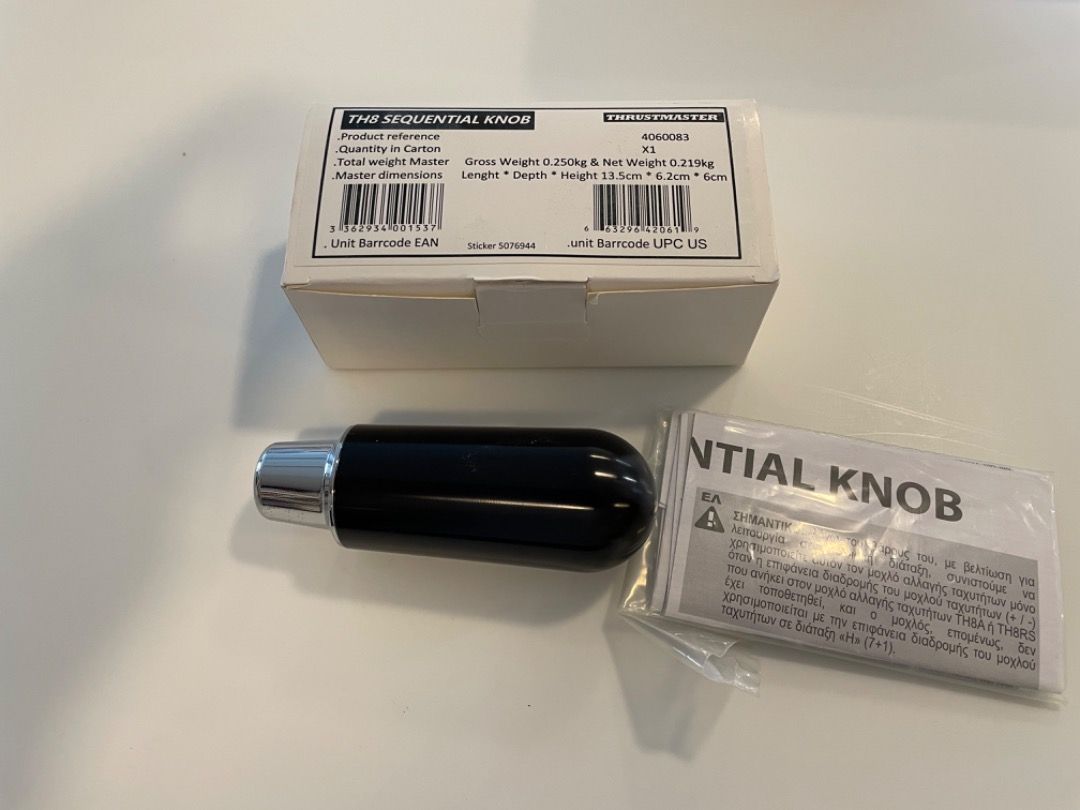 Thrustmaster TH8A Shifter Add-On + Sequential Knob, Video Gaming ...