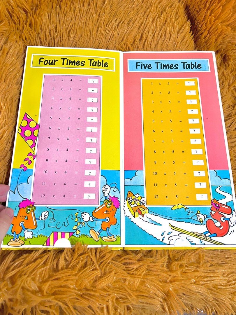 Times Tables Book with Pull the Tab, Hobbies & Toys, Books & Magazines ...