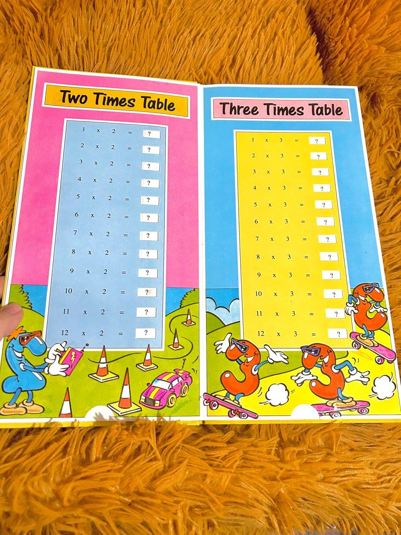 Times Tables Book with Pull the Tab, Hobbies & Toys, Books & Magazines ...