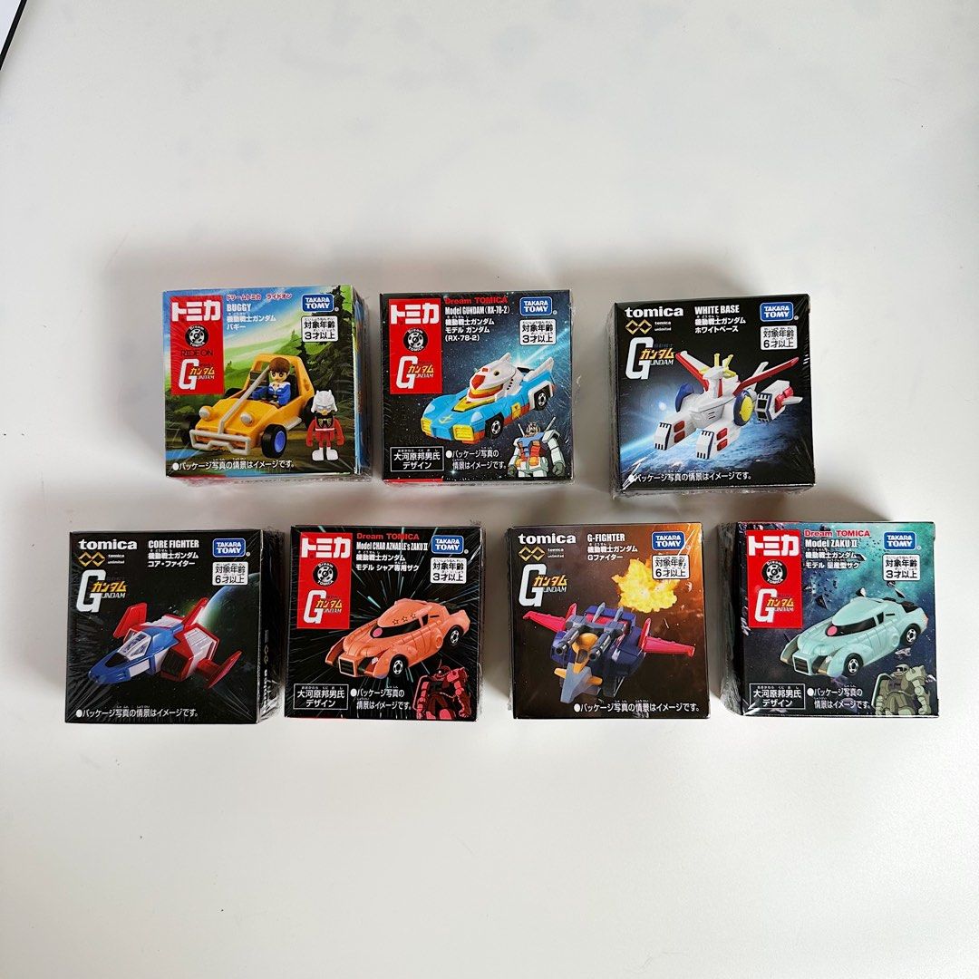 Tomy Tomica Gundam The Complete Collection set of 7, Hobbies & Toys ...