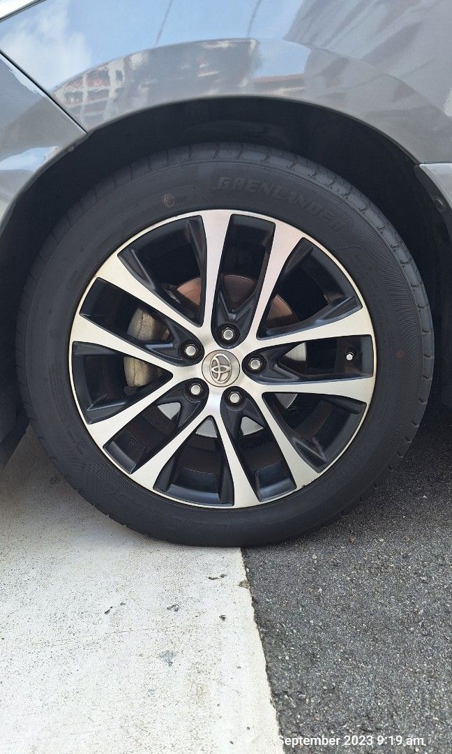 Toyota estima 18 inch rim, Car Accessories, Tyres & Rims on Carousell