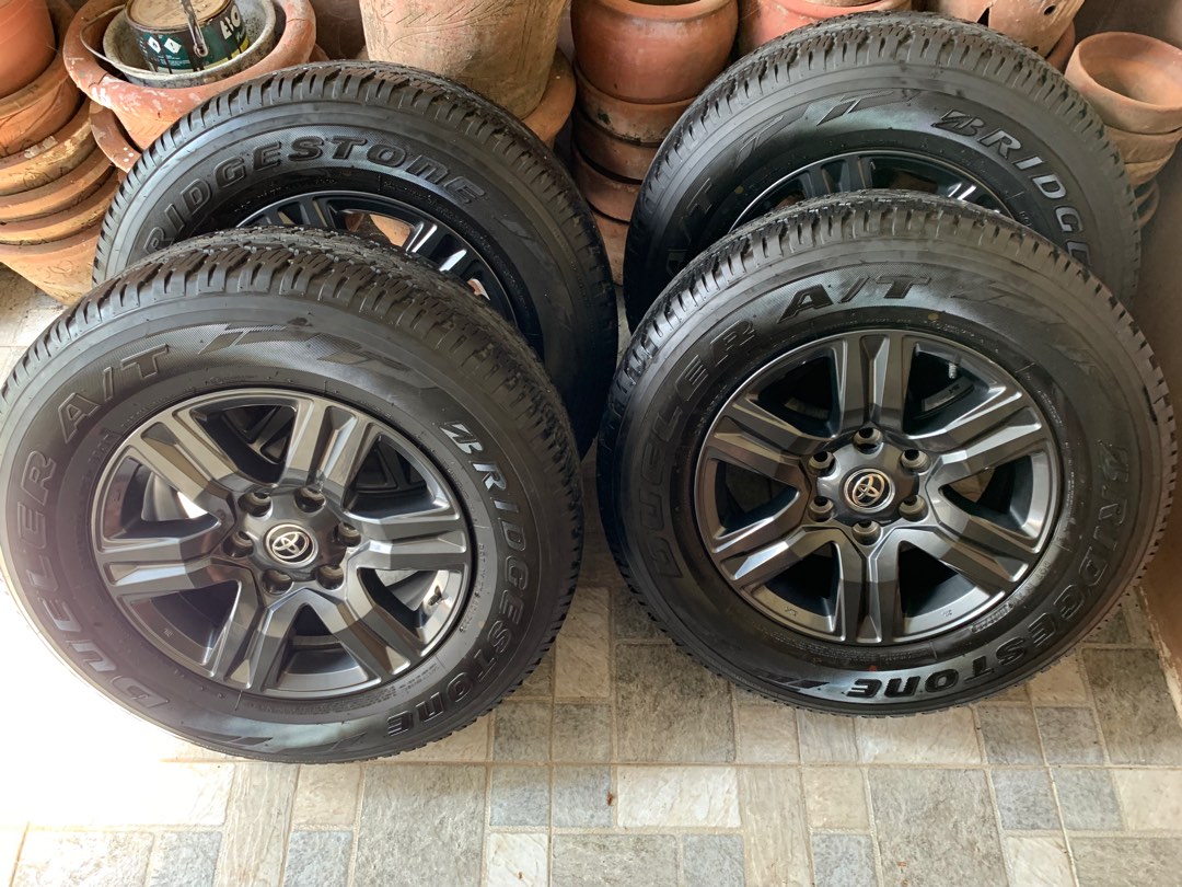 Toyota Hilux G Mags and Bridgestone Dueler A/T Tires on Carousell