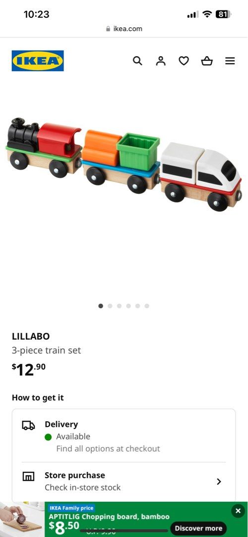 Ikea Train set, Hobbies & Toys, Toys & Games on Carousell