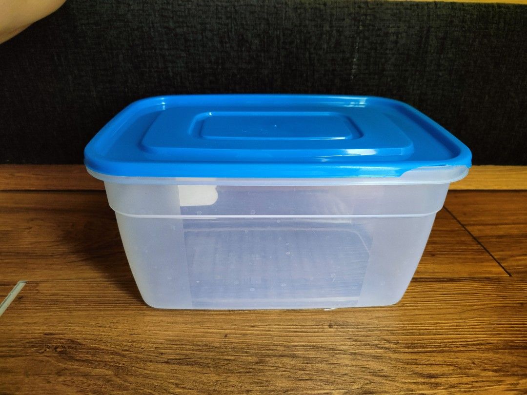 Transparent clear rectangular multi-purpose Storage plastic container ...