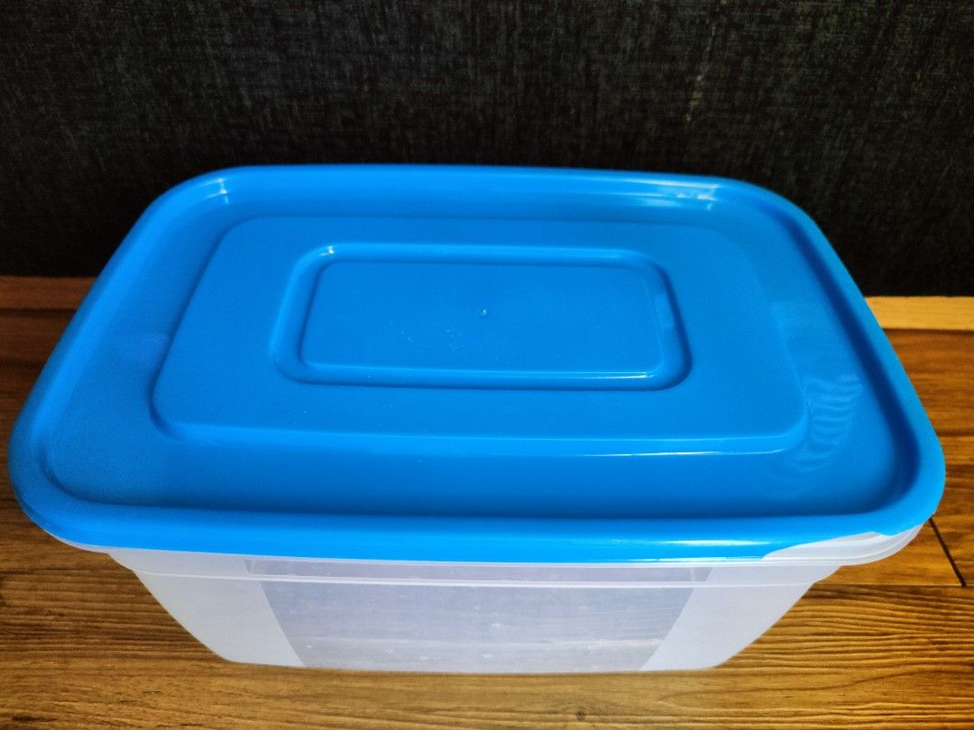 Transparent clear rectangular multi-purpose Storage plastic container ...