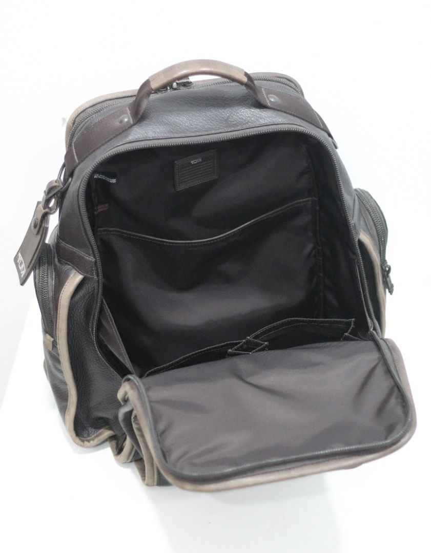 Tumi 96178BHR - Alpha Leather Business Class Brief Pack / backpack / 17 ...