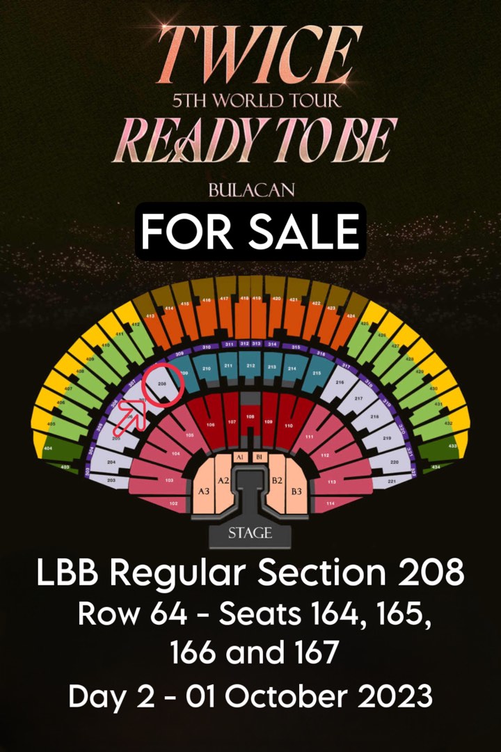 Twice Ready to Be - LBB Regular 4 Adjacent Seats on Carousell