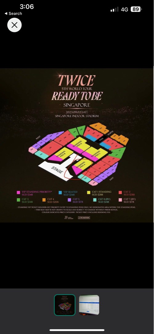 TWICE TICKET, Tickets & Vouchers, Event Tickets on Carousell