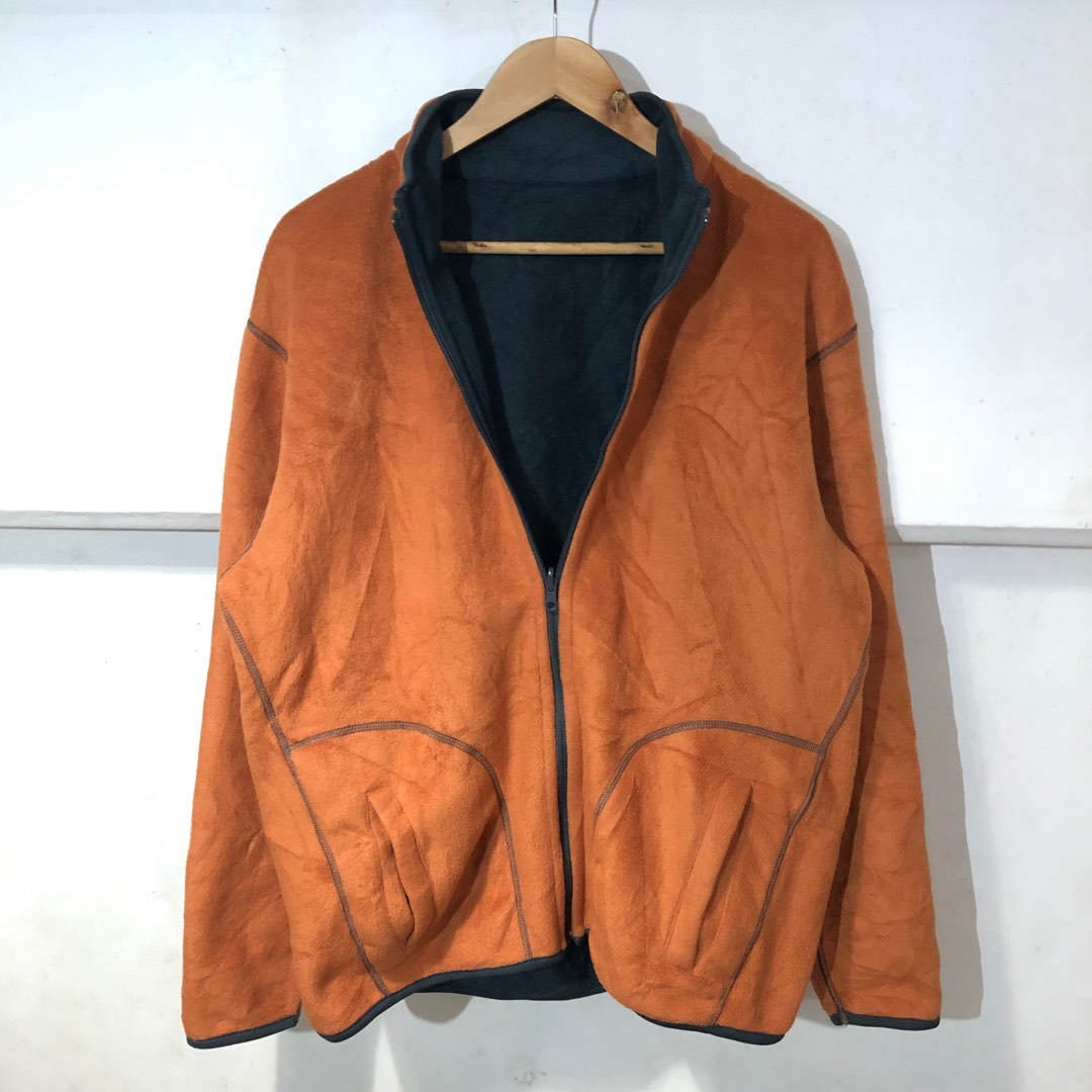 Uniqlo Reversible Fleece Jacket on Carousell
