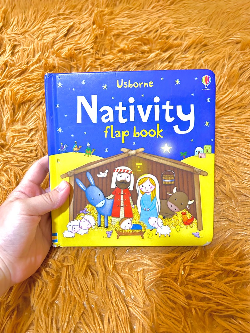 Usborne Nativity Lift the Flap Board Book on Carousell