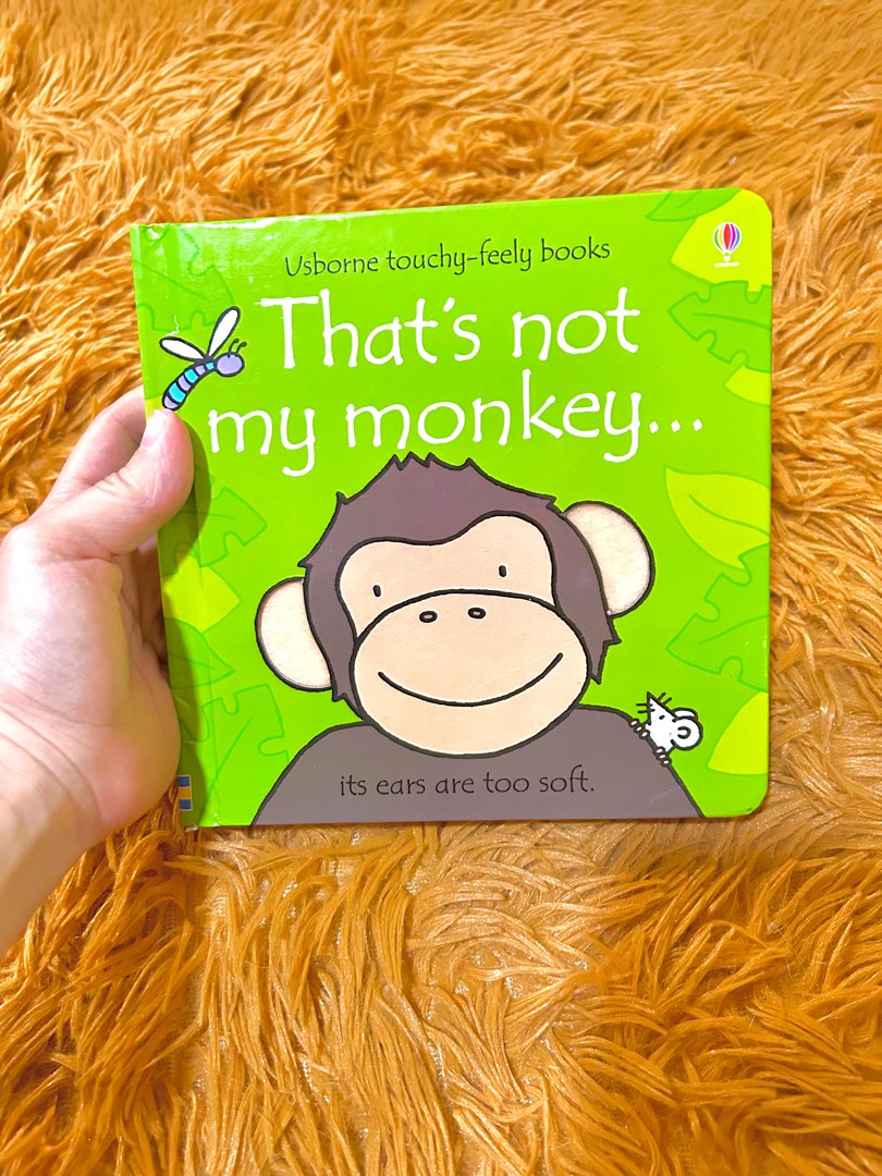 Usborne Touchy Feely Book That’s Not My Monkey on Carousell