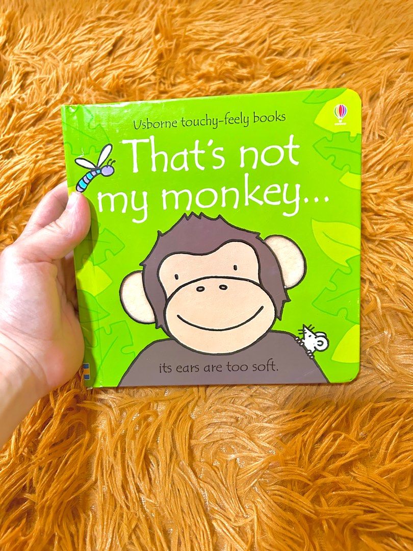 Usborne Touchy Feely Book That’s Not My Monkey on Carousell