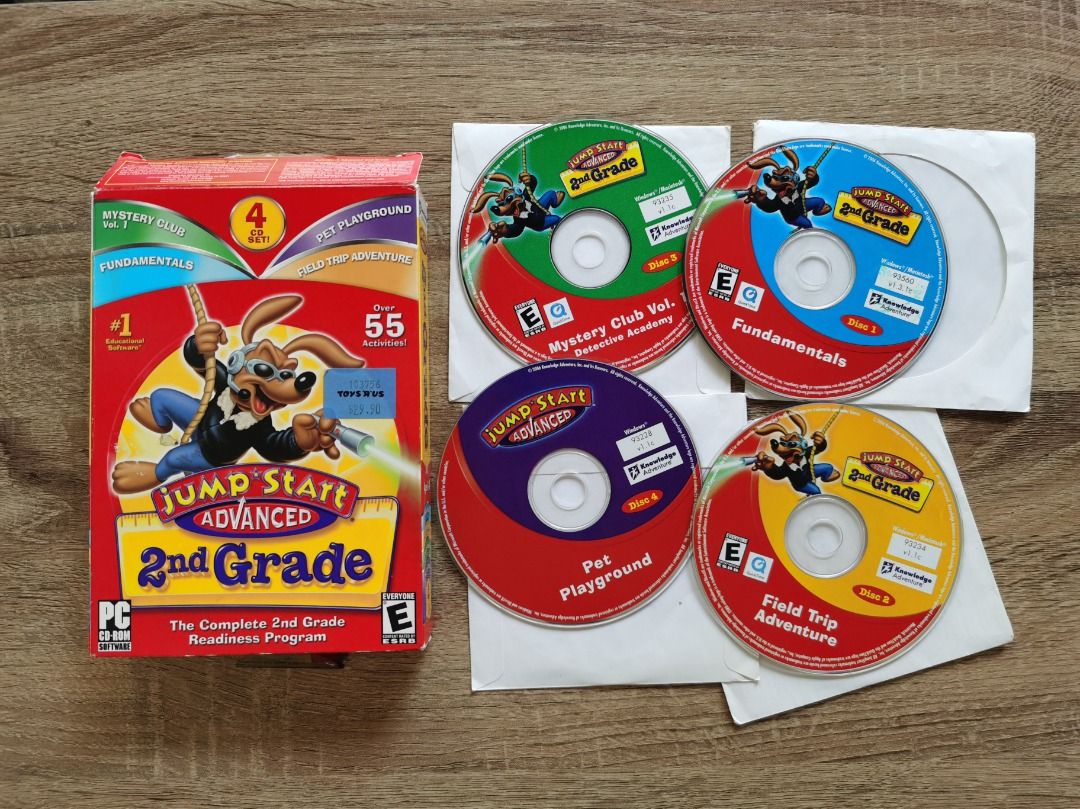 VCD Edukasi JUMPSTART Advance - 2nd Grade, Musik & Media, CD, DVD ...