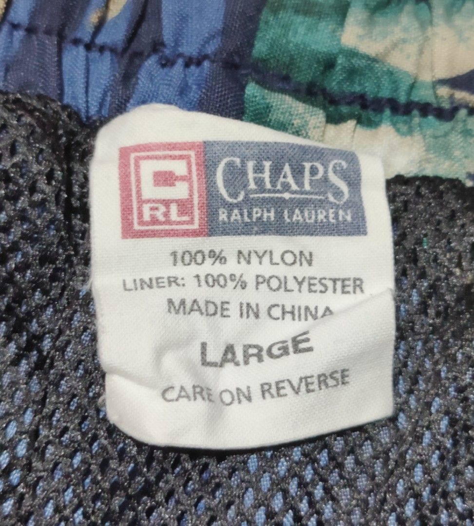 VINTAGE CHAPS RL SWIMMING TRUNKS, Men's Fashion, Bottoms, Swim Trunks ...