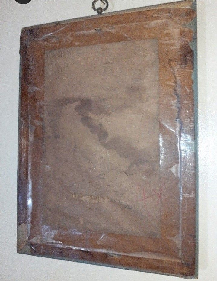 Vintage Framed Map with Embossed Lion Logo of Herefordshire England ...