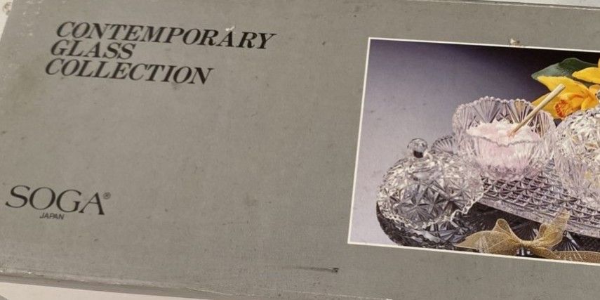 Vintage Soga Japan Glass Collection Contemporary Glass Collection ...