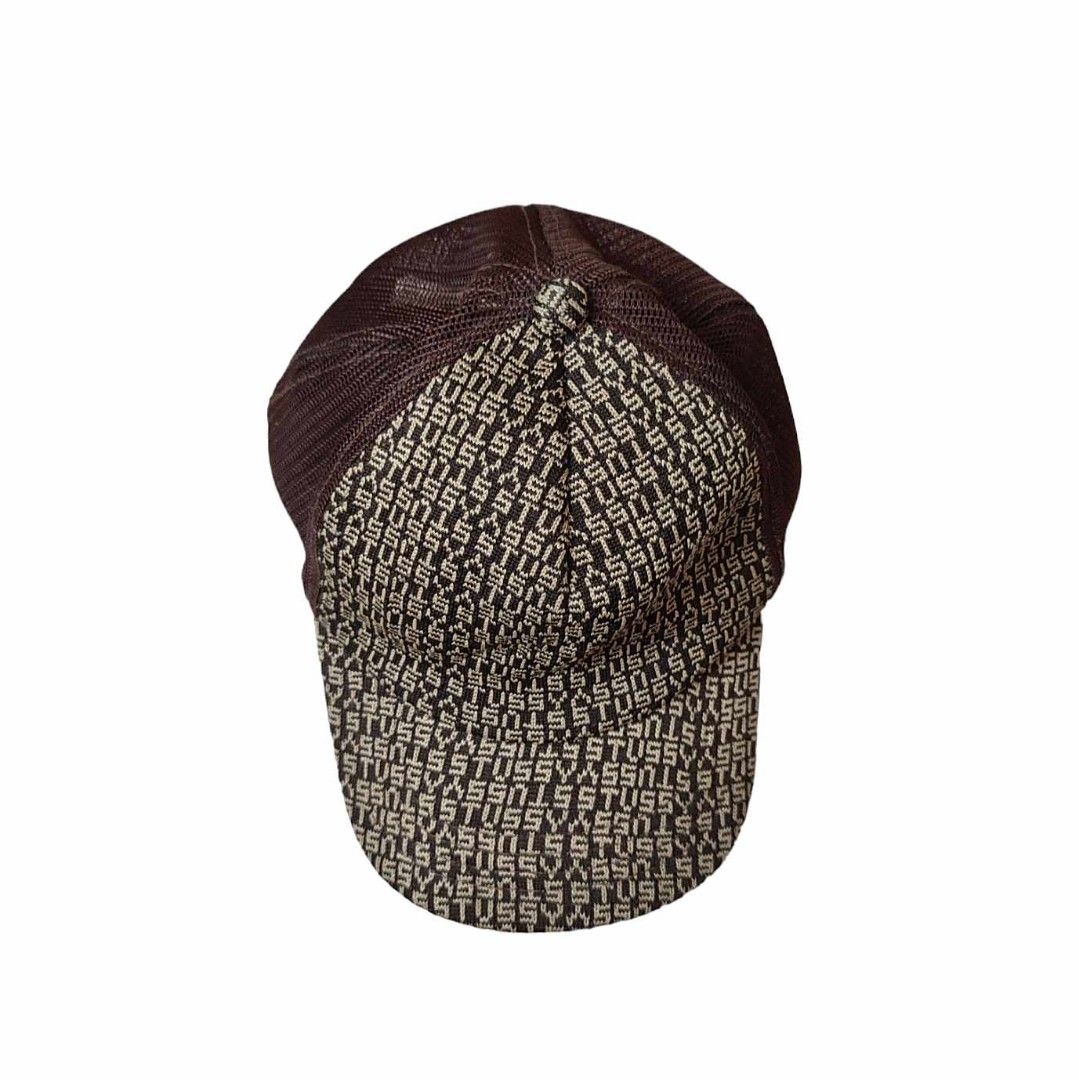 VINTAGE STUSSY 1990s MONOGRAM TRUCKER CAP, Men's Fashion, Watches & Accessories, Caps & Hats on ...