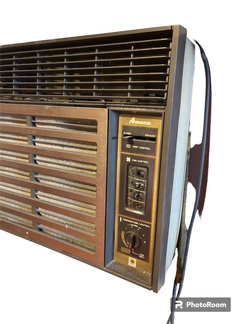 Vintage window type aircon working on Carousell