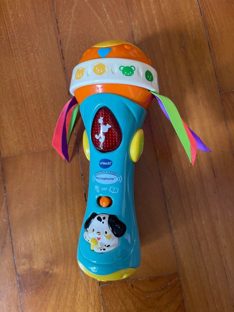 Vtech babble and rattle microphone, Babies & Kids, Infant Playtime on ...