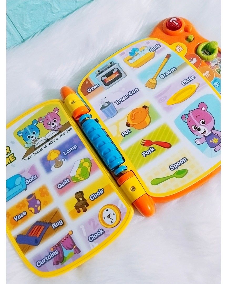Vtech Touch and Teach Word Book, Babies & Kids, Infant Playtime on ...